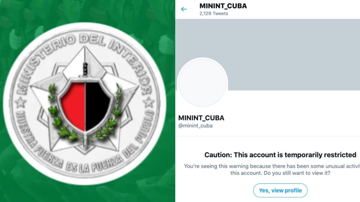 Twitter restringe temporalmente la cuenta del MININT cubano tras ...