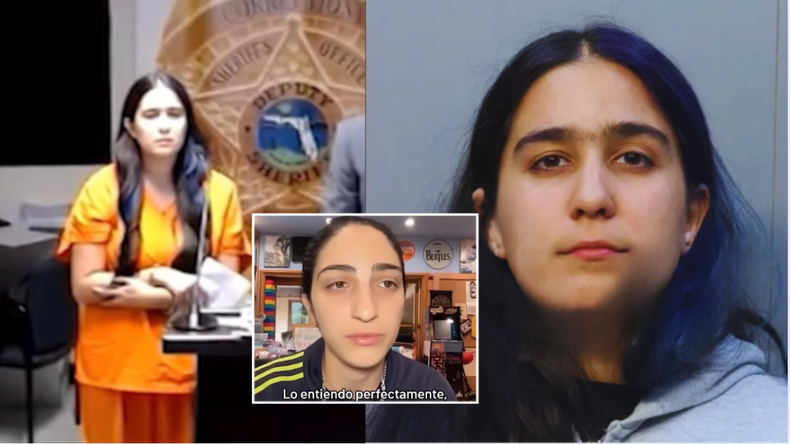 Emily Estefan sorprende en audiencia judicial tras el arresto de su ...