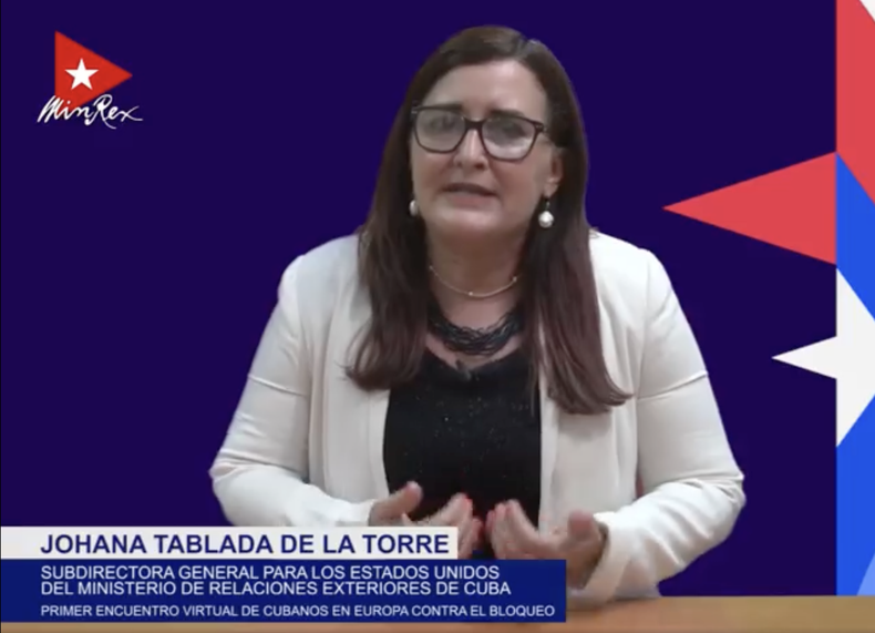 Incluyen en lista de represores a Johana Tablada, alta funcionaria de ...