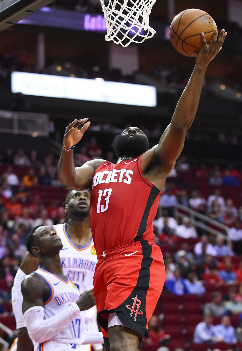 Westbrook y Harden brillan; Rockets se imponen a Thunder