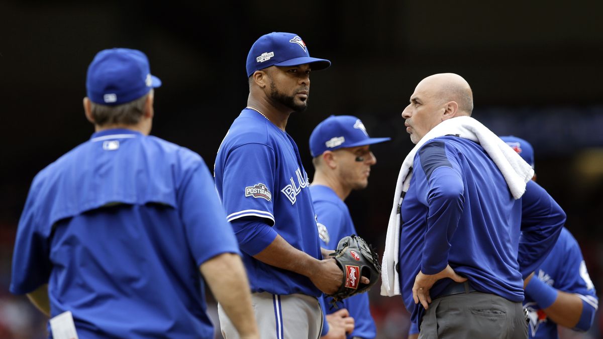 Liriano dado de alta tras lineazo y viaja a Toronto