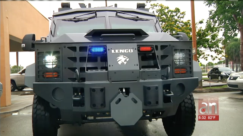 Conoce el potente Bear Cat blindado que incorpora la policía de Hialeah