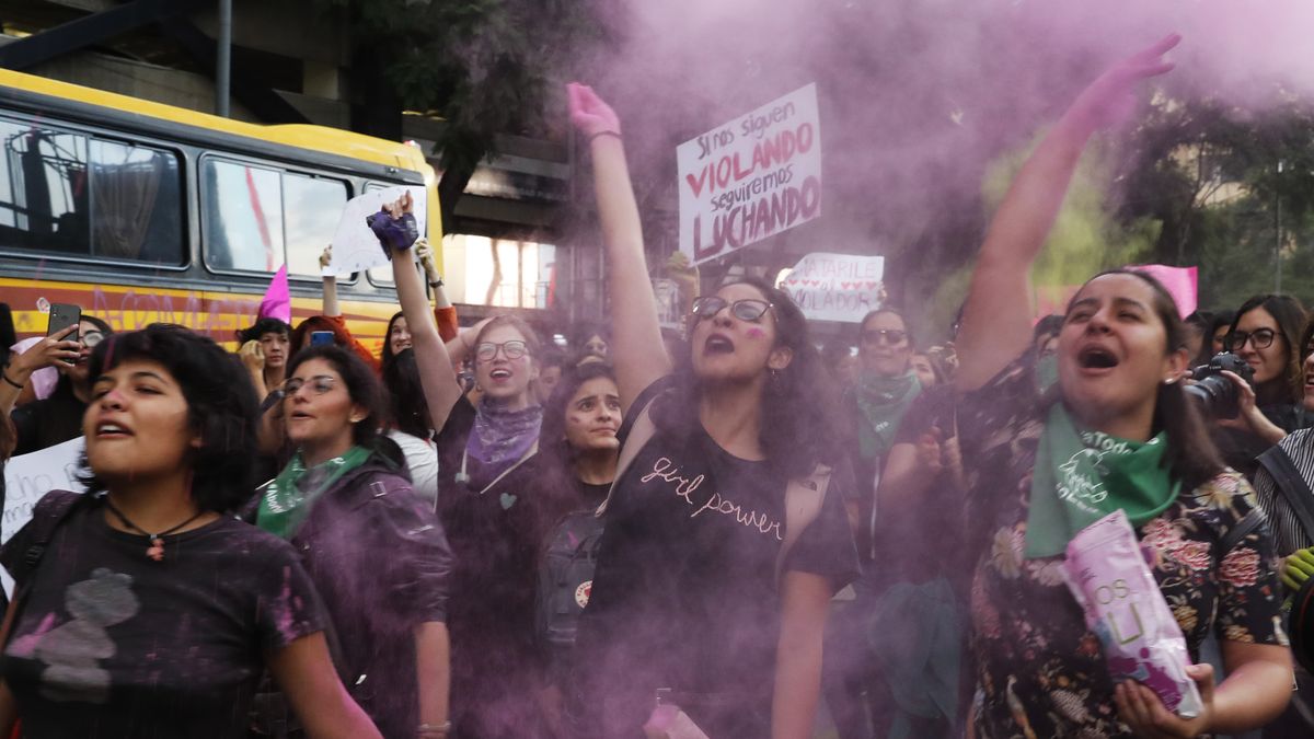 Feministas alentadas por protestas en la Ciudad de México