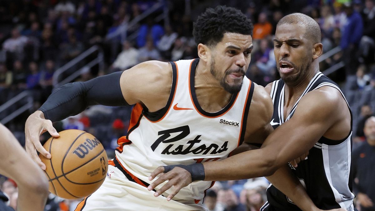Pistons ganan de nuevo sin Cunningham, vencen 122-96 a Spurs
