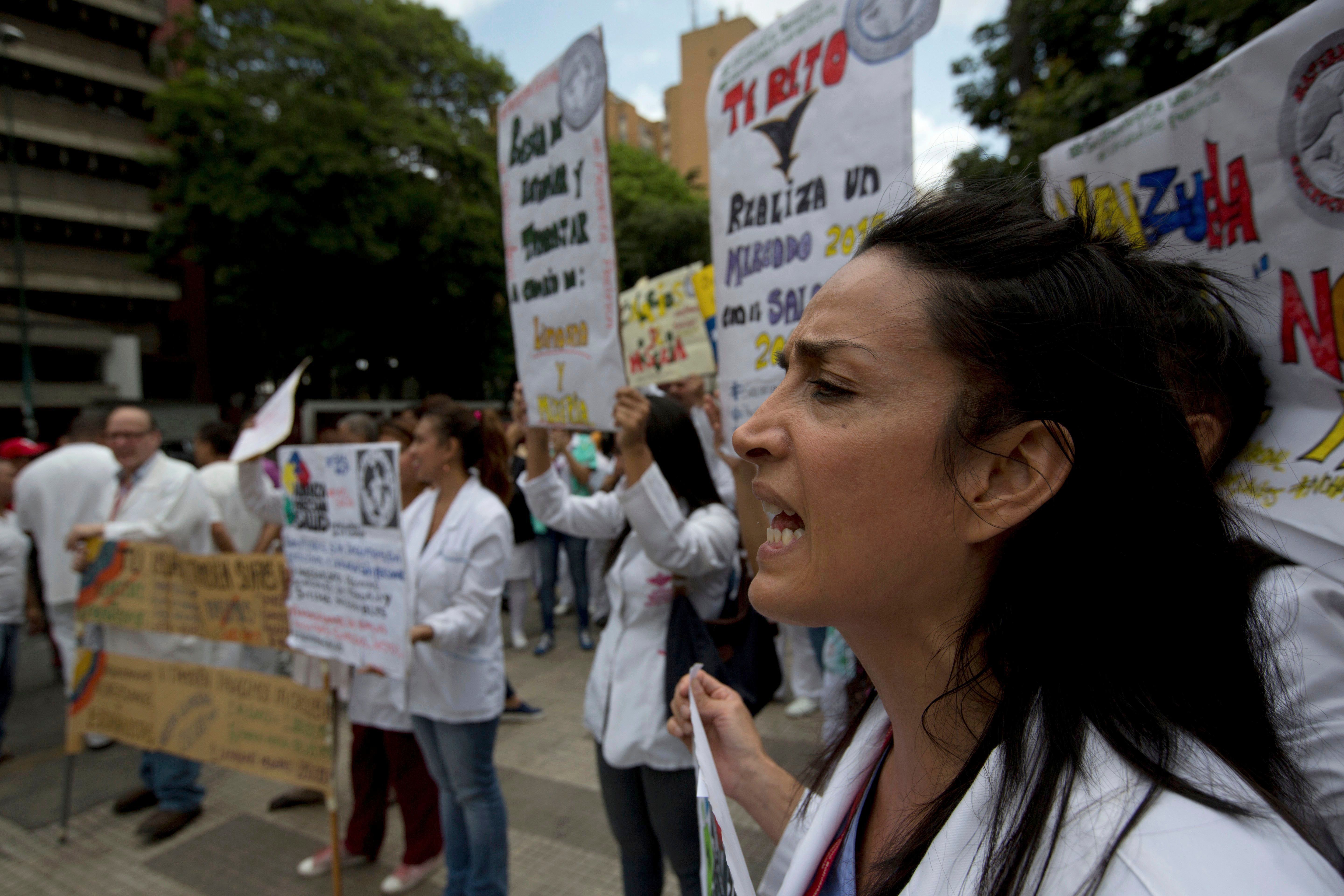 Crisis del sector salud desata protestas en Venezuela
