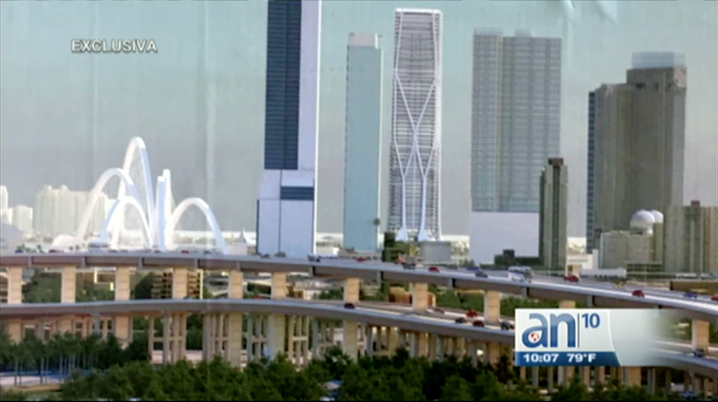 El 836 Expressway de Miami esta a punto de tener un segundo piso