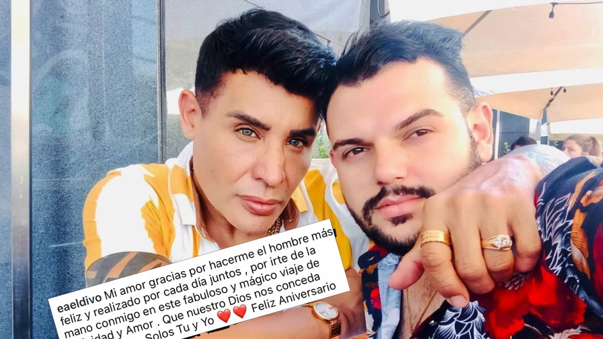 El Divo de Placetas celebra el primer aniversario con su novio
