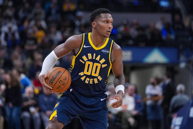 Bennedict Mathurin guía a Pacers a su 2da victoria, 127-118 sobre Hornets