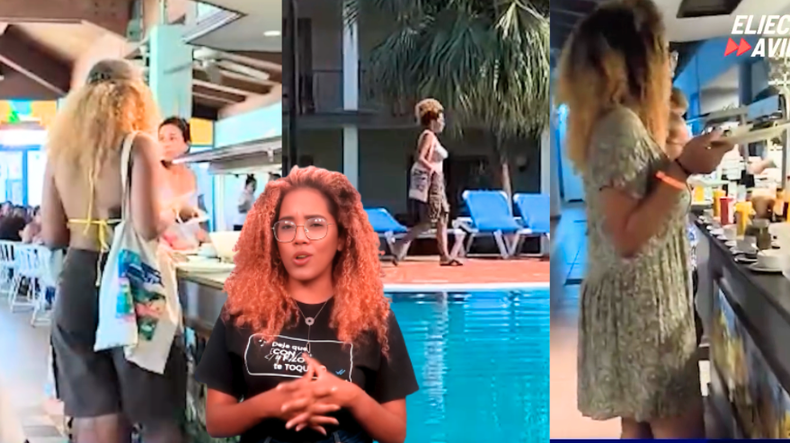 VIDEO: Presentadora de Con Filo se va a un hotel todo incluido en medio de los apagones en Cuba