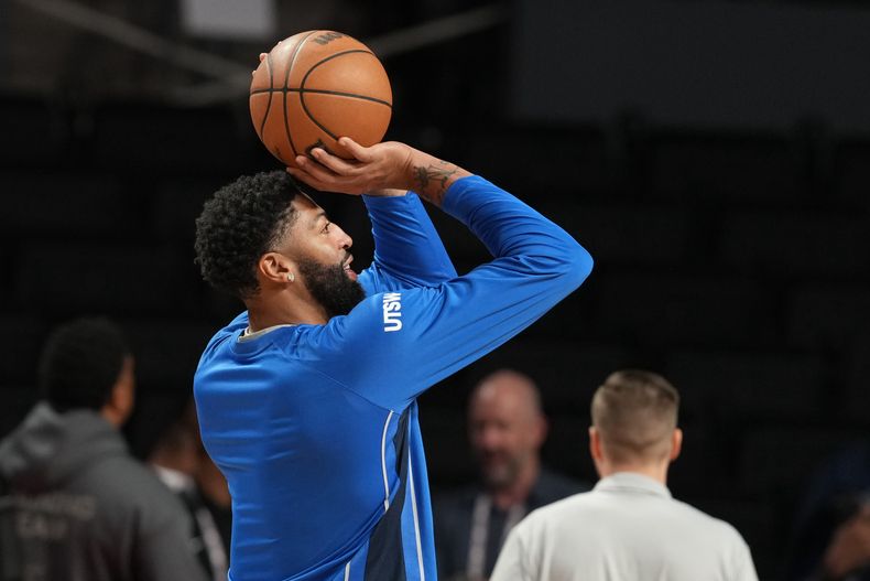 Anthony Davis esta en duda para el juego de Mavericks contra Pistons en ...