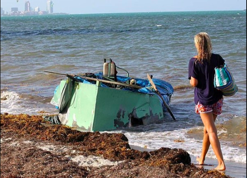 Un grupo de 22 balseros cubanos llega a los cayos de Florida