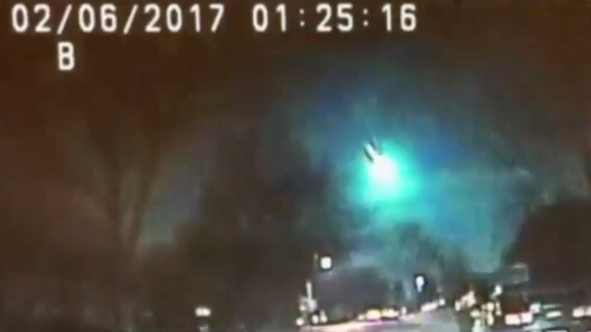 El enorme meteorito que cruzó el cielo en Estados Unidos