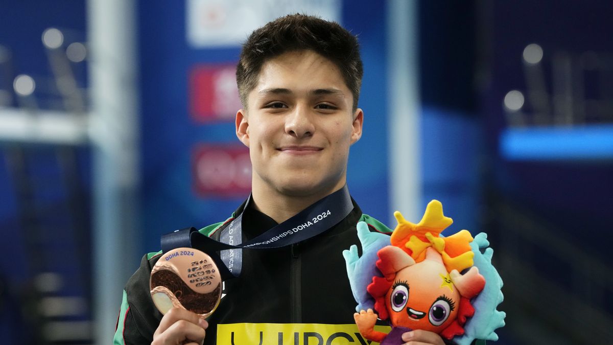 Osmar Olvera conquista medalla de bronce en trampolín de 3 metros del ...