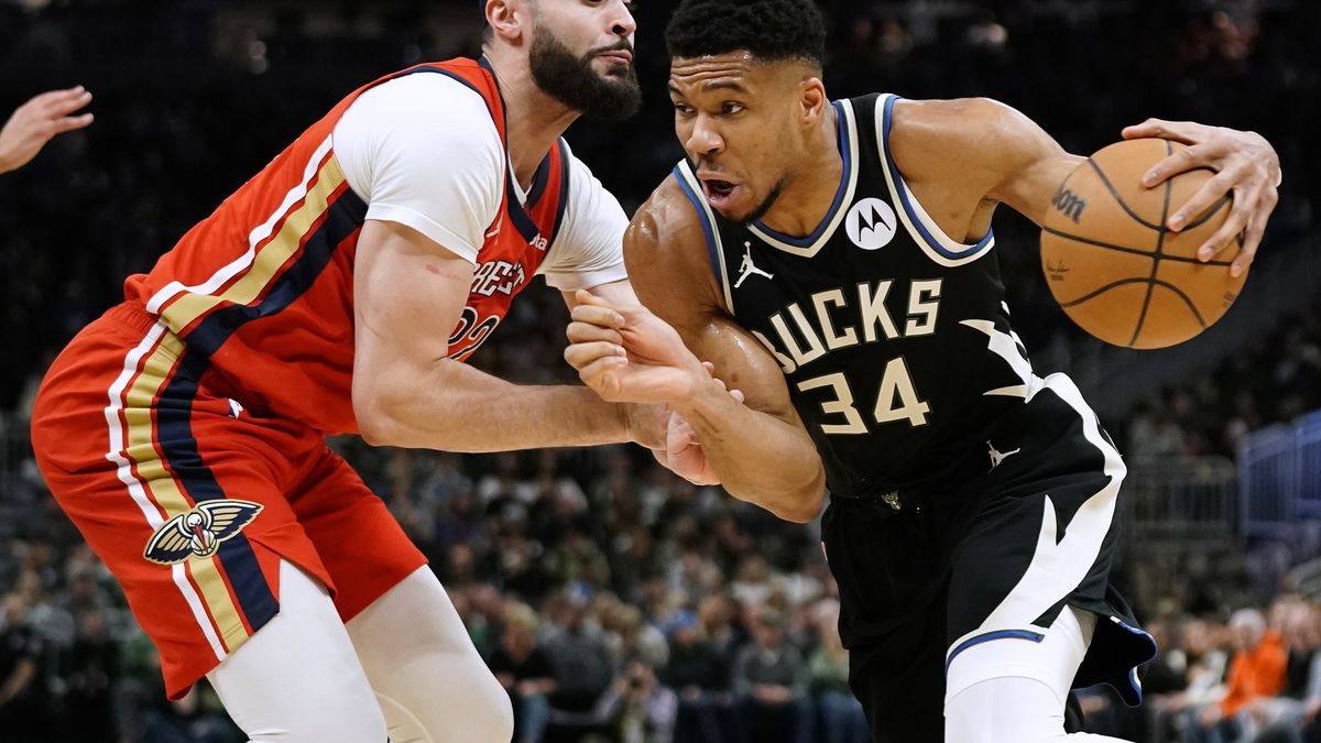 Antetokounmpo lidera ataque equilibrado de Bucks que destrozar a Pelicans, 141-117