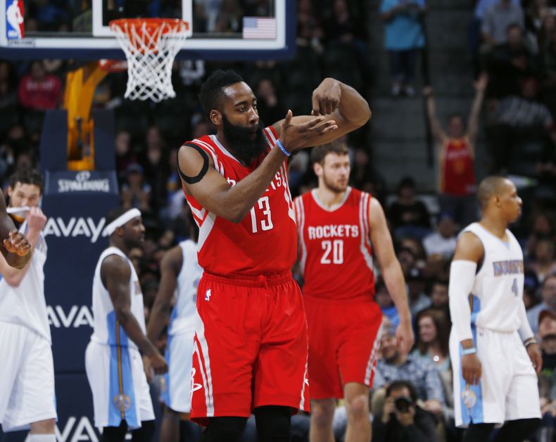 Harden lidera a los Rockets en triunfo sobre los Nuggets Harden lidera a los Rockets en triunfo sobre los Nuggets