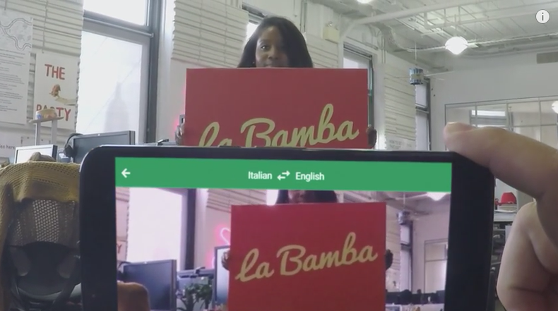 Video: así traduce La Bamba la cámara de Google Translate