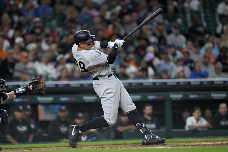 Judge se recupera y pega un jonrón en victoria de Yanquis por 4-1 ante Tigres