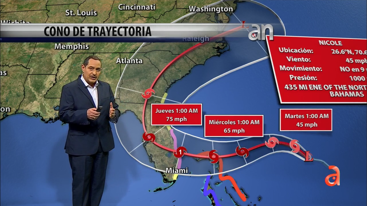 Alerta de huracán: Tormenta subtropical se acerca a Florida