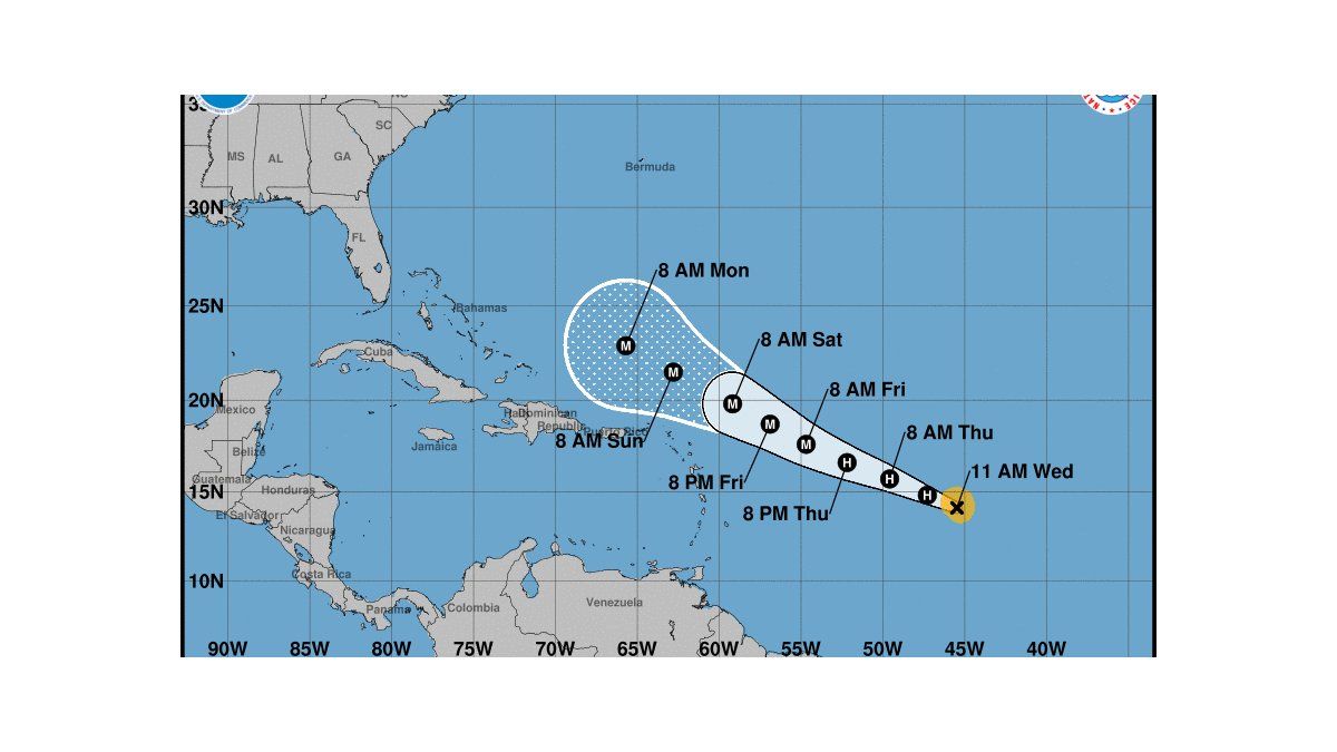 La Tormenta Tropical Lee cerca de alcanzar fuerza de huracán