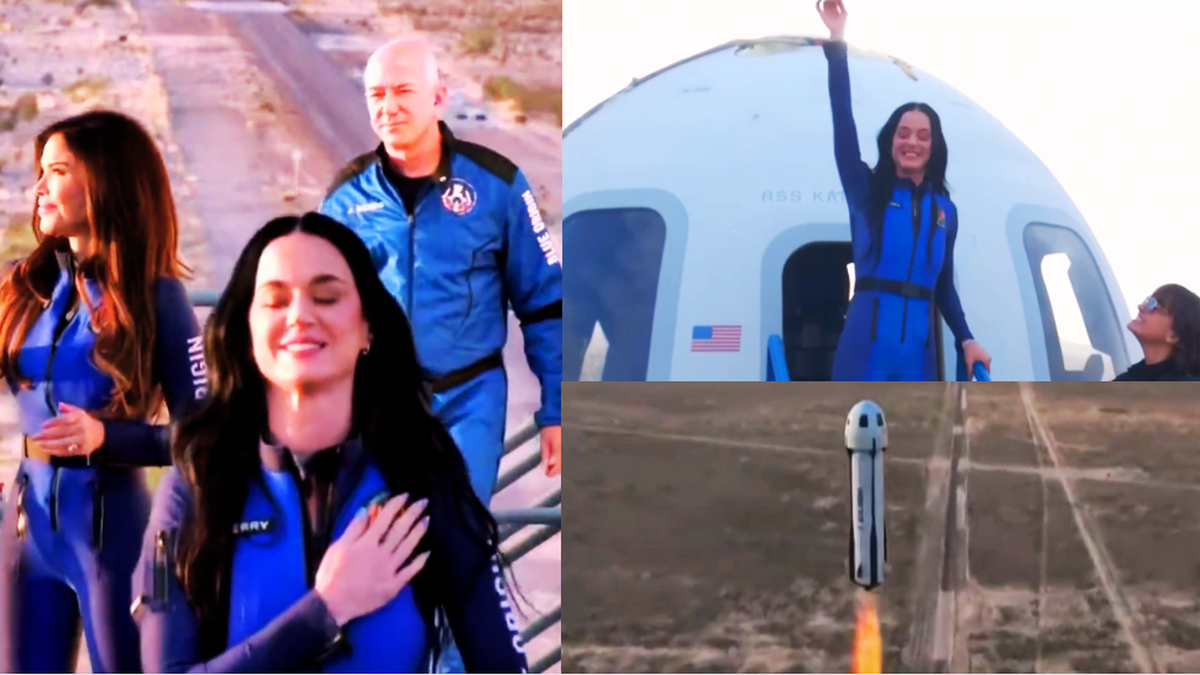 Blue Origin lanza tripulación femenina con Katy Perry, Gayle King y Lauren Sanchez
