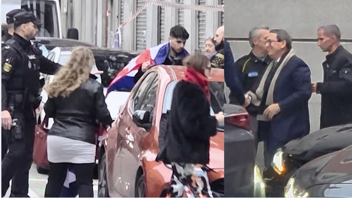 Cubanos increpan a Bruno Rodríguez en Madrid con gritos de ¡Miserable ...