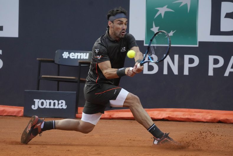 Victorias de Fognini, Etcheverry, Garín y Osorio en Abierto de Italia