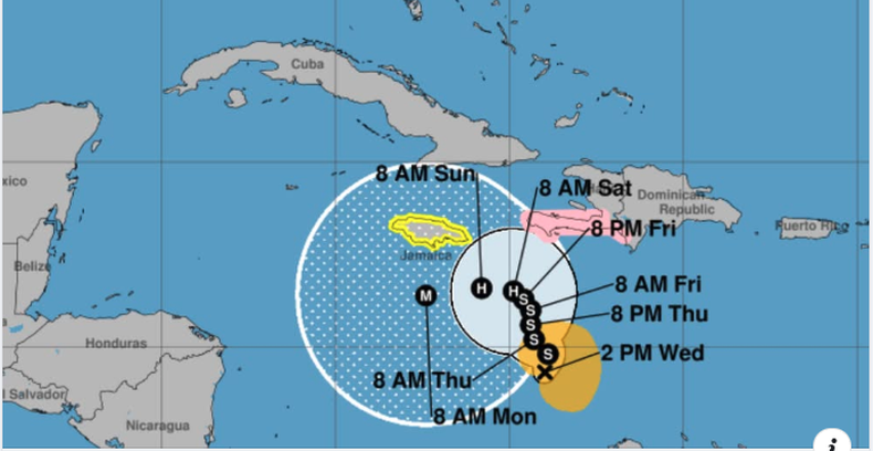 La tormenta tropical Melissa podría convertirse en un huracán de gran ...