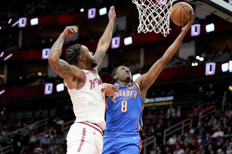 Thunder vence 123-110 a Rockets y empata a Timberwolves en el liderato ...