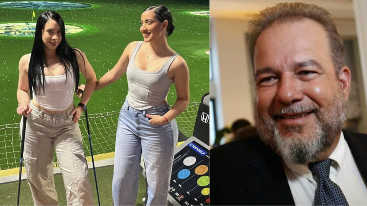 Las sobrinas del primer ministro de Cuba, Manuel Marrero disfrutando la ...