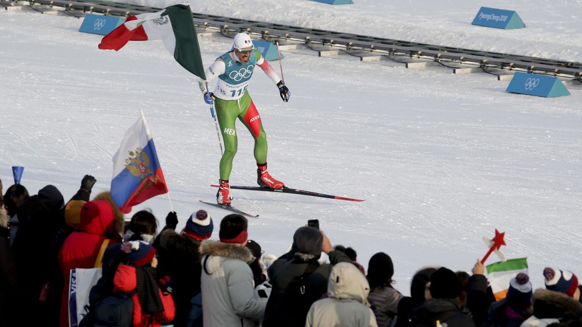 Germán Madrazo, un guerrero azteca que esquió en Pyeongchang