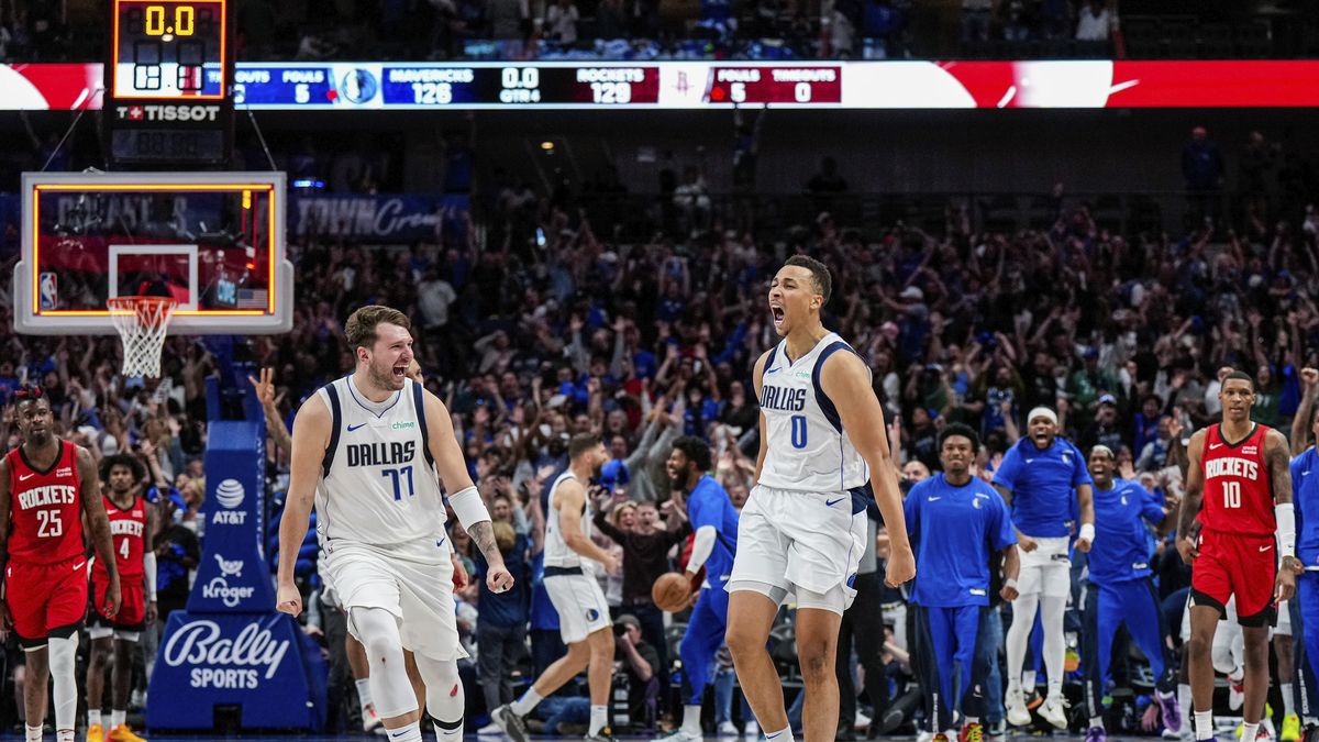 Mavericks remontan para derrotar 147-136 a Rockets en tiempo extra, con ...