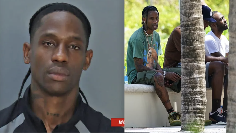 Travis Scott es arrestado en Miami Beach por gritar ebrio a la gente en ...