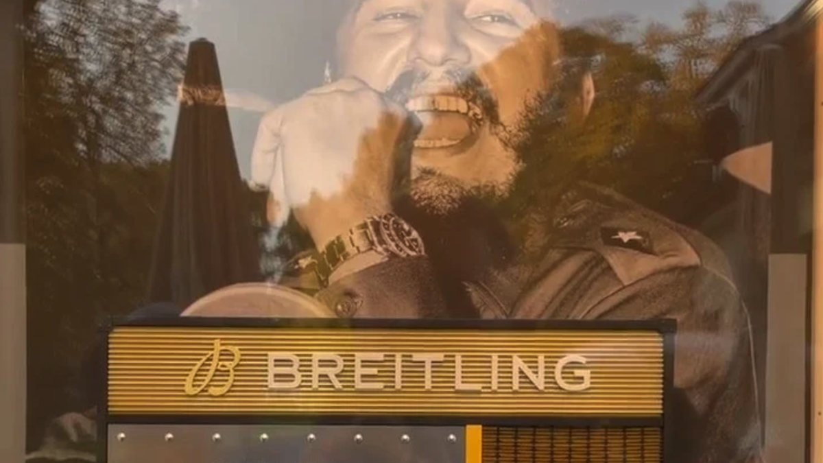 Rolex utiliza la figura de Fidel Castro como imagen publicitaria en una ...